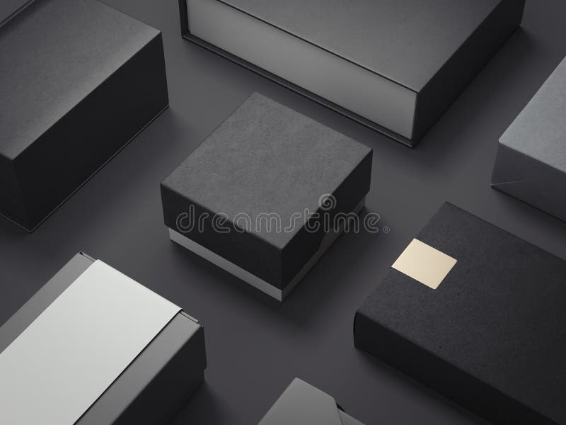Black Packages Stock Illustrations – 3,875 Black Packages Stock ...