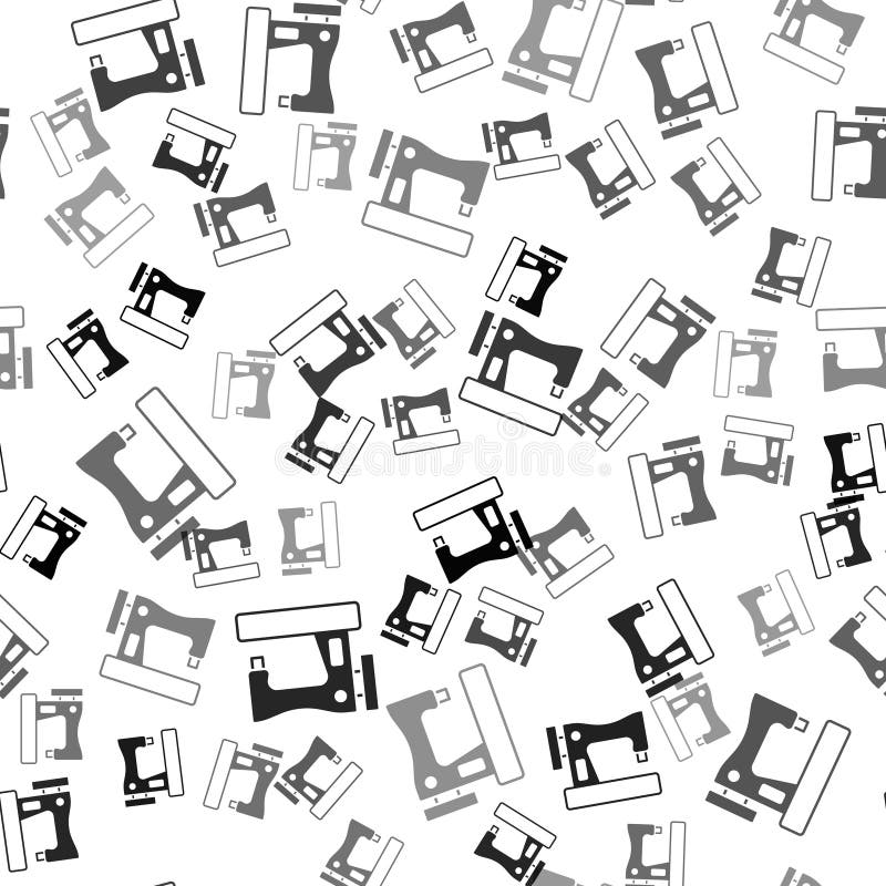 Sewing Machine Black White Stock Illustrations – 2,570 Sewing Machine ...