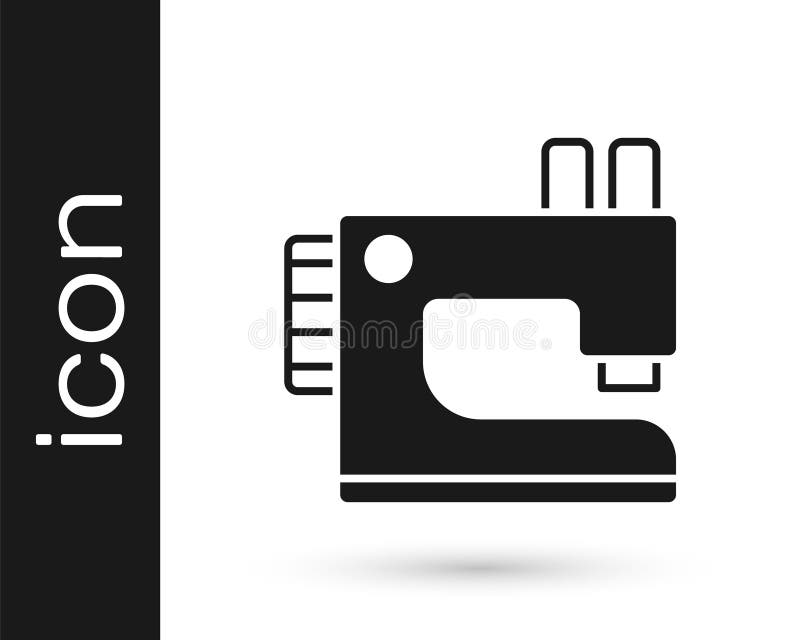 Black Sewing Pattern Icon Isolated on Transparent Background. Markings ...