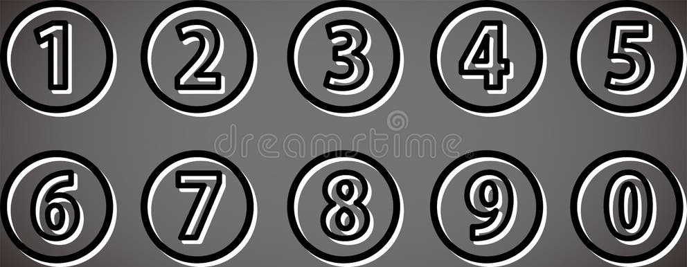 Black Shadowed figure set stock vector. Illustration of title - 198392503