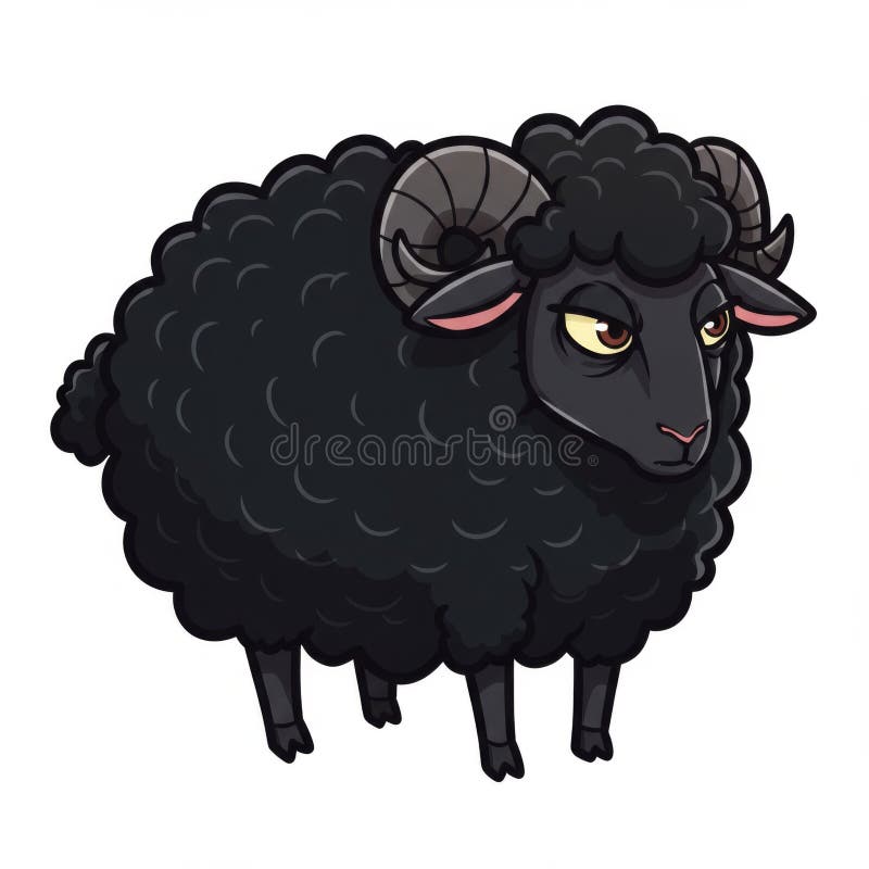 Black Sheep Cartoon Stock Illustrations – 11,527 Black Sheep Cartoon ...