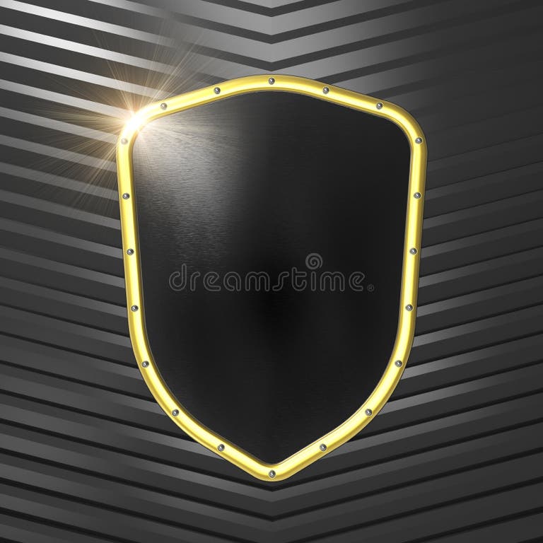 743 Black Gold Shield Stock Photos - Free & Royalty-Free Stock Photos ...