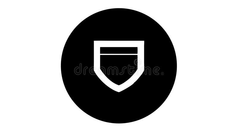 Black Shield Icon Protection Security Defense Symbol , Vector Design ...