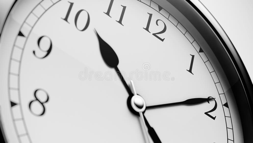 Black Shiny Clock stock illustration. Illustration of wake - 45209834