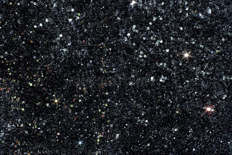 Black Shiny Flickering Background, Texture Festive Flickers in ...