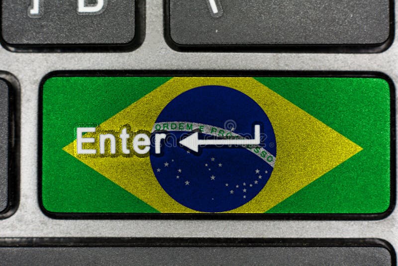 Black Shiny Keyboard Closeup, Focus on the Enter Key Stock Image ...