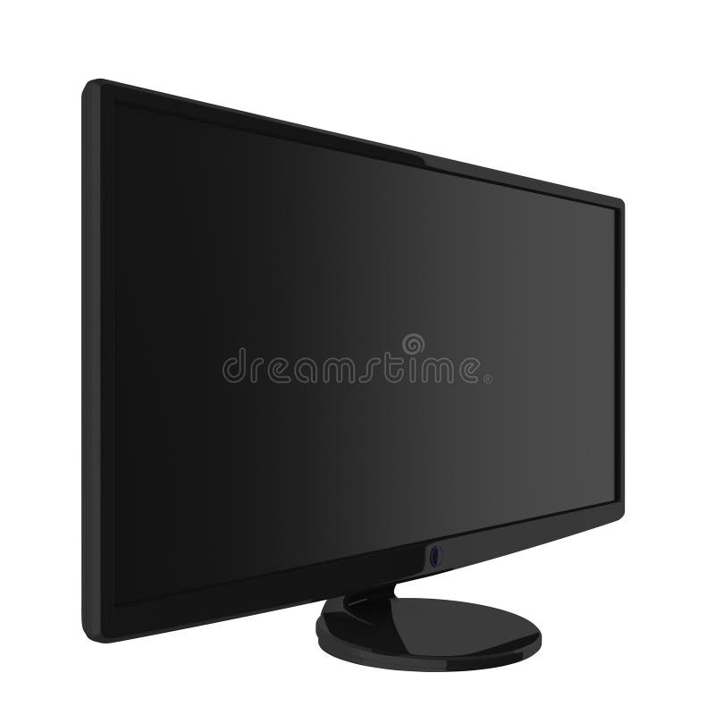 Black Shiny LSD Monitor With A Matte Screen Stock Photo - Image of ...