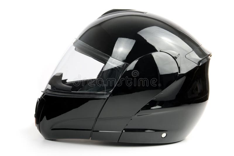 Helmet Side View stock image. Image of motorcycle, white - 6840149