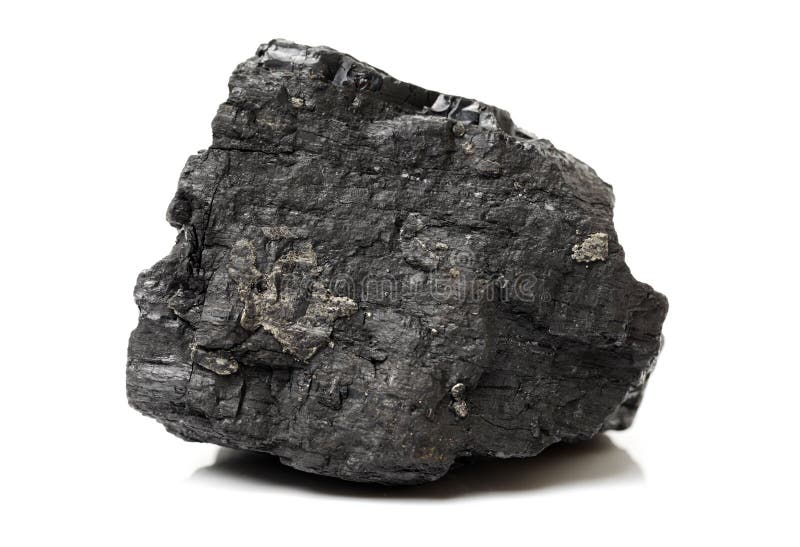 Black and Shiny Piece of Coal Stock Image - Image of carbon ...