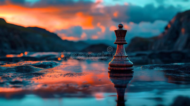 Beautiful Black Shiny Chess Piece Queen Stock Photos - Free & Royalty ...