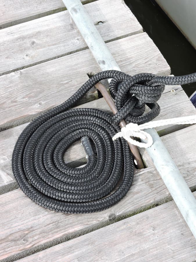 Black ship rope stock photo. Image of bunch, desks, texture - 43808986