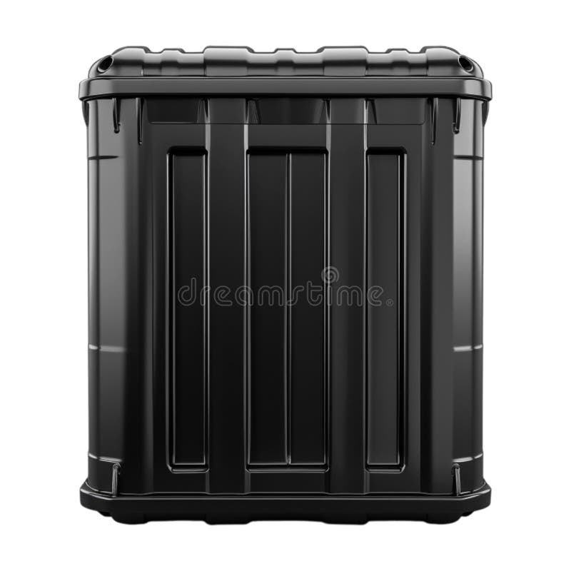Black Shipping Container on Transparent Background - Ai Generated Stock ...