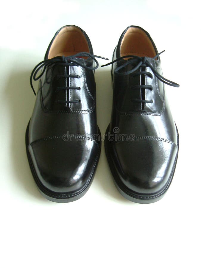 Black shoe stock image. Image of polished, shoes, pair, relax - 78051