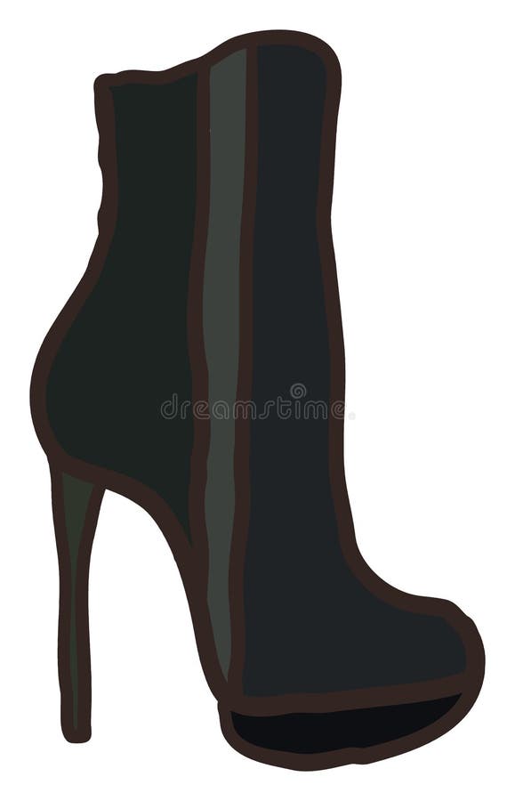 Black Shoes, Illustration, Vector Stock Vector - Illustration of shoe ...