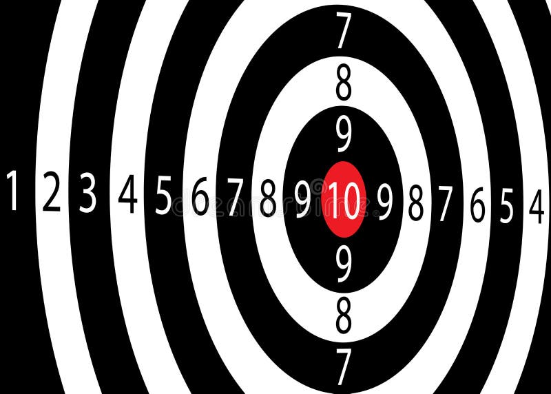 9 Different Shooting Targets, Vector Illustration Stock Vector ...