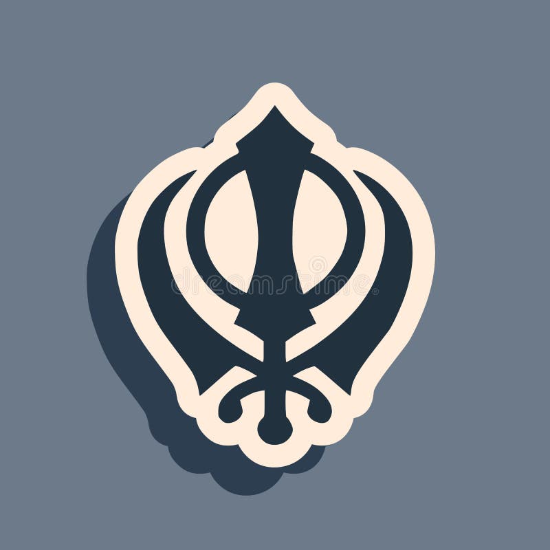Sikhism Religion Khanda Symbol Icon Isolated On Transparent Background ... Sikhism Religion Khanda Symbol Icon Isolated On Transparent Background ...