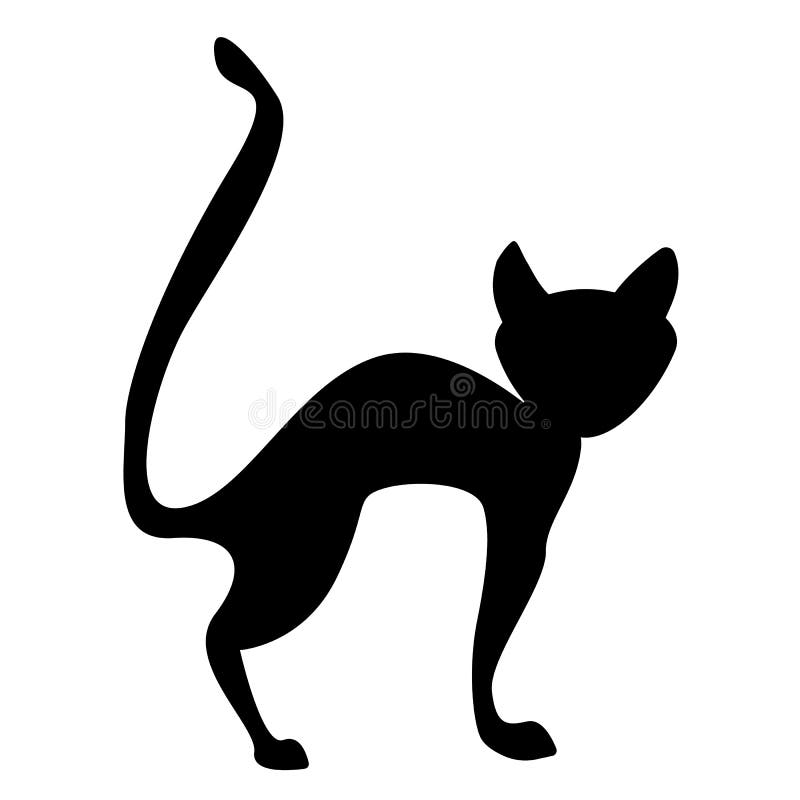 Curved Cat Stock Illustrations – 186 Curved Cat Stock Illustrations ...