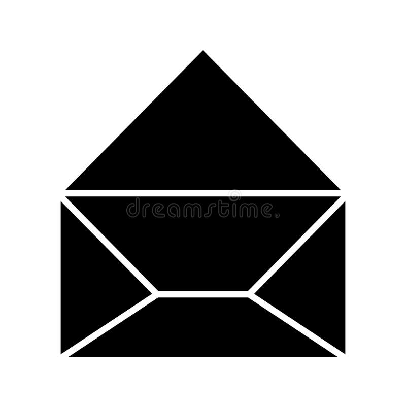 Silhouette Envelopes Stock Illustrations – 1,091 Silhouette Envelopes ...