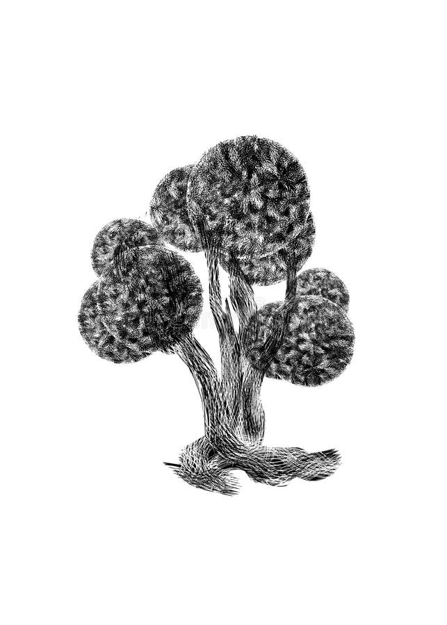 Decorative Tree Silhouette Fairy Stock Illustrations – 402 Decorative ...