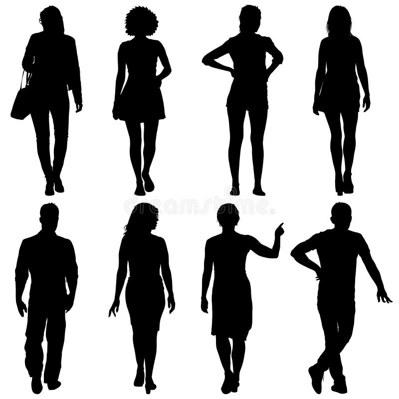 Simple Person Standing Silhouette