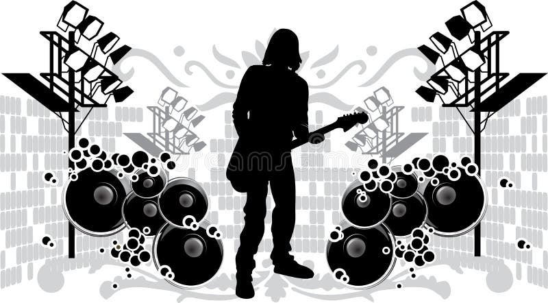 Rap concert stock vector. Illustration of concepts, gangsta - 10186842