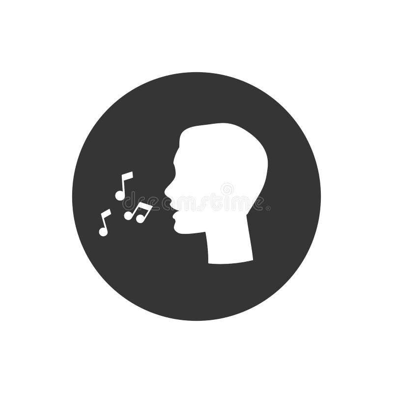 Man Singing Silhouette Stock Illustrations – 1,216 Man Singing ...