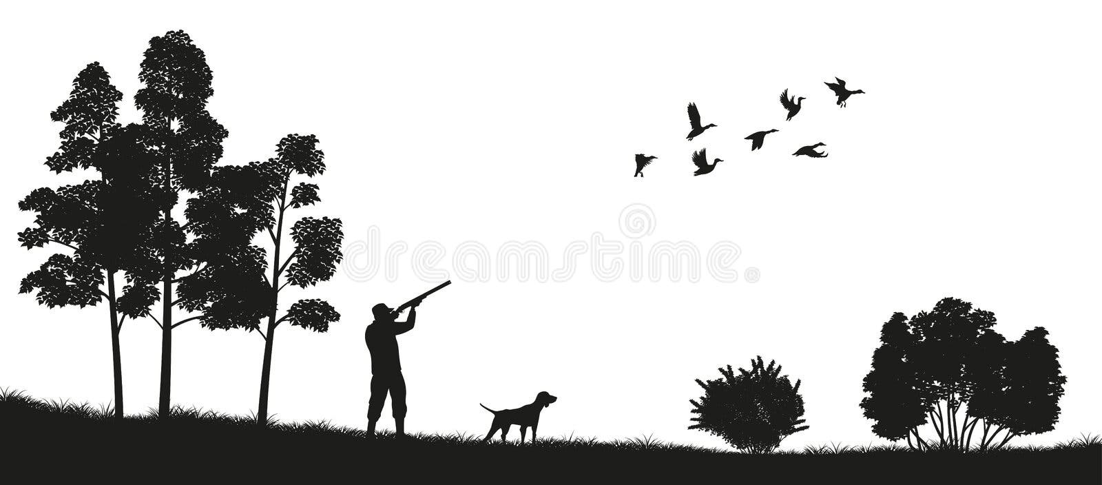 Hunting Silhouettes Patterns
