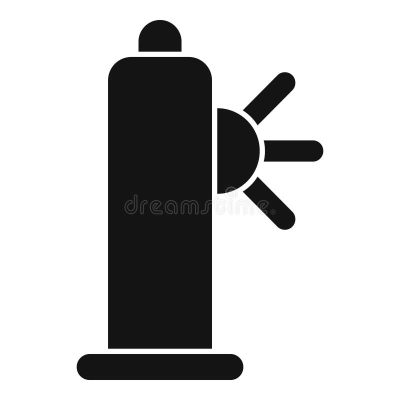 Black Silhouette Icon of a Turnstile Gate Allowing Access Stock Vector ...