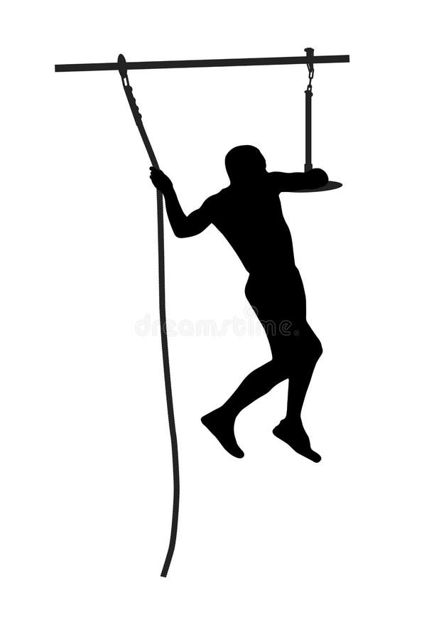 Obstacle race stock vector. Illustration of extreme - 115357821