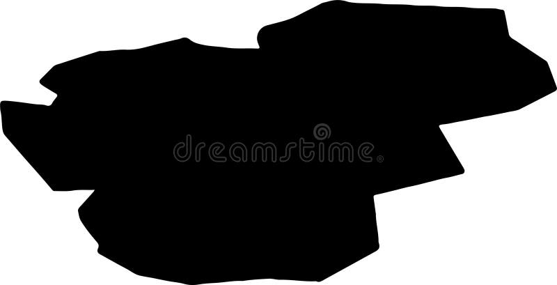 Aglonas Latvia Silhouette Map with Transparent Background Stock Vector ...