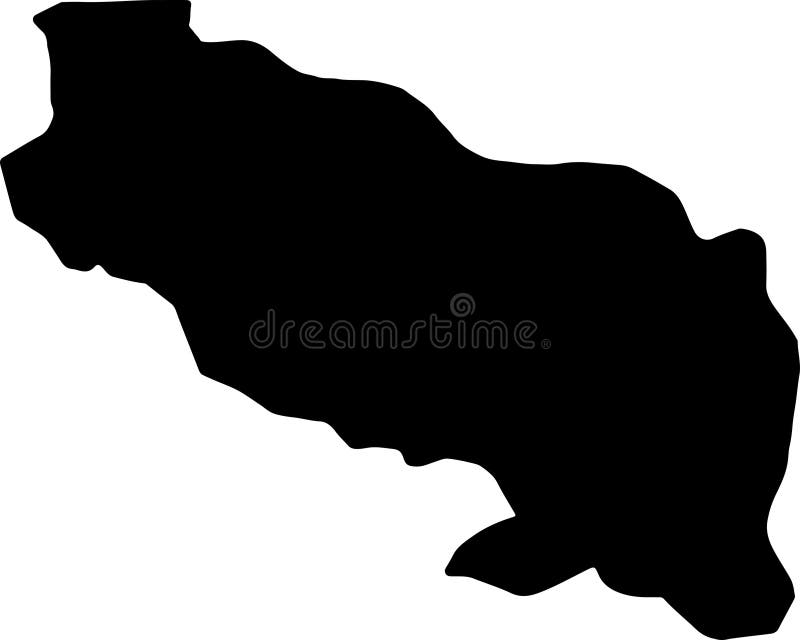 Bender Moldova Silhouette Map with Transparent Background Stock Vector ...
