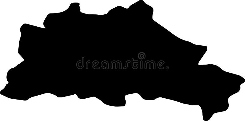 Berlin Germany Silhouette Map with Transparent Background Stock Vector ...