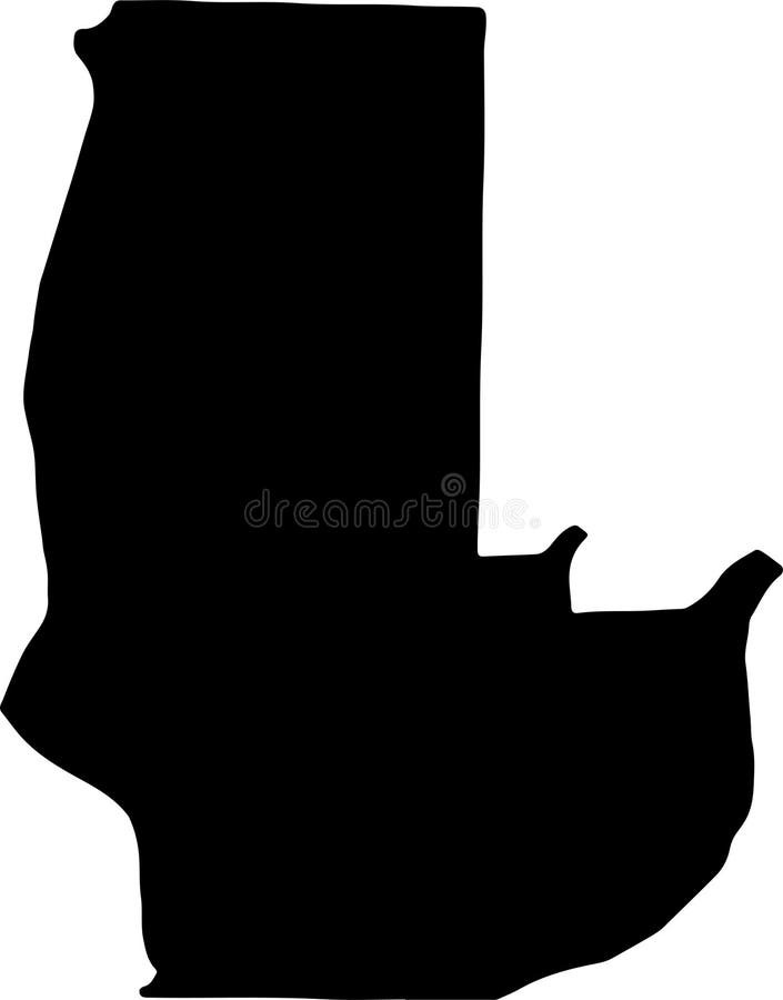 Davao Philippines Silhouette Map with Transparent Background Stock ...