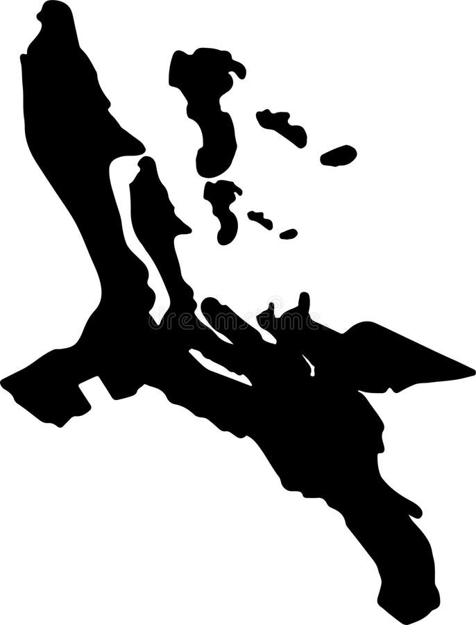 Quezon Philippines Silhouette Map with Transparent Background Stock ...