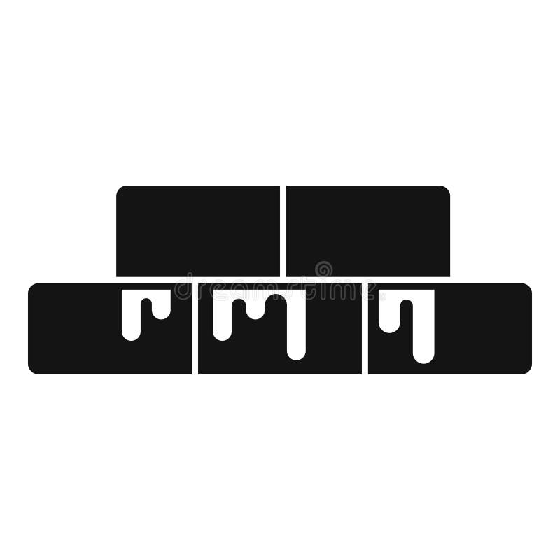 Melting Ice Blocks Silhouette Vector Stock Vector - Illustration of ...