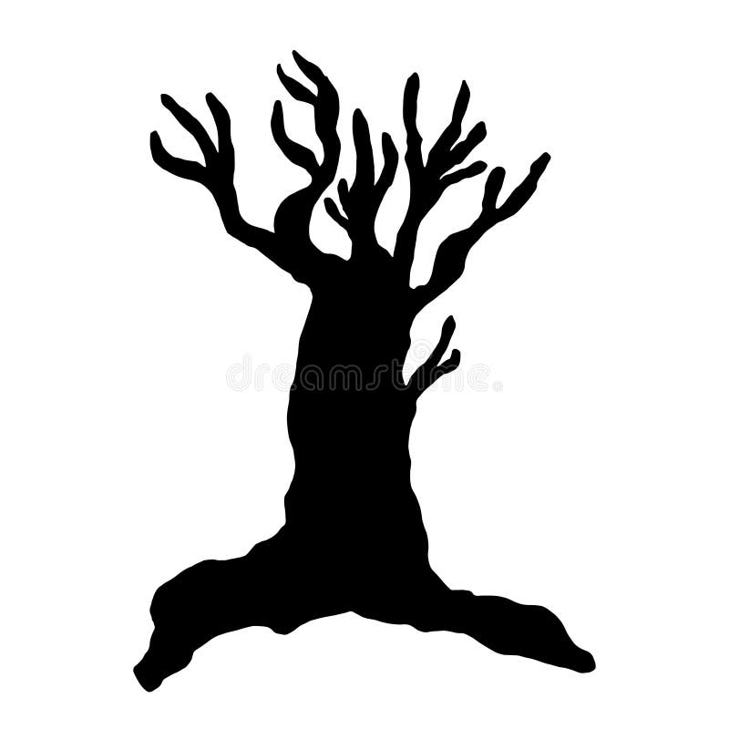 Isolated Creepy Death Trees Stock Illustrations – 78 Isolated Creepy ...