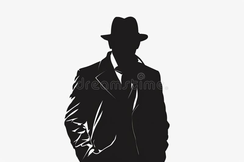 Secret Agent Silhouette Stock Illustrations – 2,532 Secret Agent ...