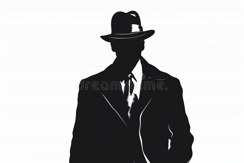 Secret Agent Silhouette Stock Illustrations – 2,532 Secret Agent ...