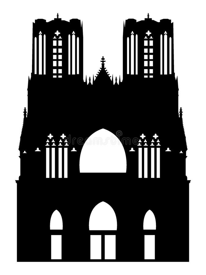 Reims skyline poster stock vector. Illustration of france - 95289035