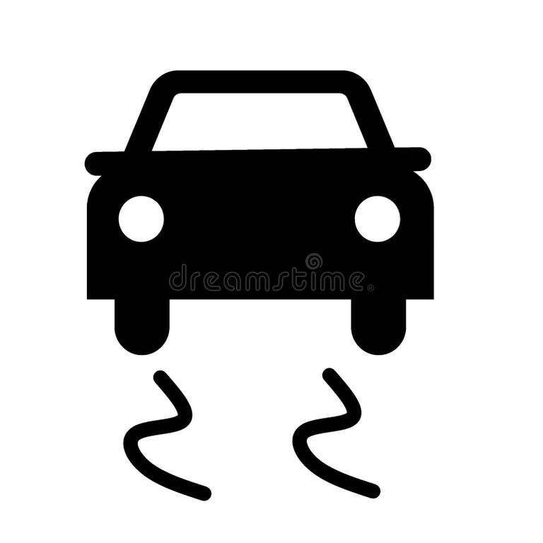 Traction Control Warning Light Control System Indicator Light Stock ...