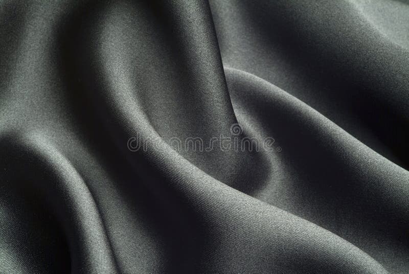 Black silk stock image. Image of material, black, seta - 653091