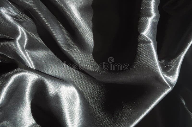 Black Silk Texture Background Stock Image - Image of abstract, night ...