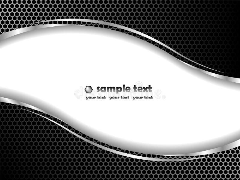 Black and Silver Background Stock Vector - Illustration of waves ...