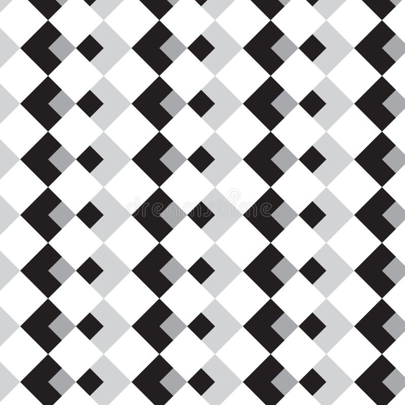 Black Silver Diamond Shape with Small Diamond Shape Inside Pattern ...