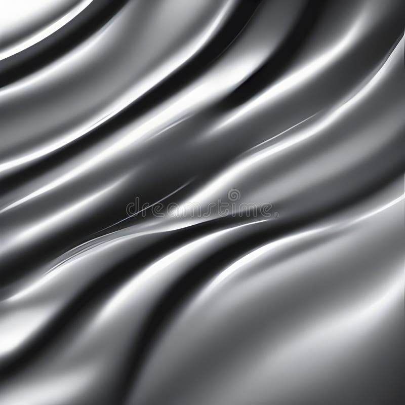 Black and Silver Gradient with Smooth Color Transitions. AI-Generated ...