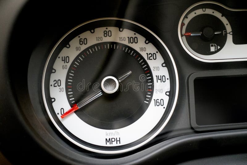 Speed Indicator Speedometer MPH Stock Photo - Image of measurement ...
