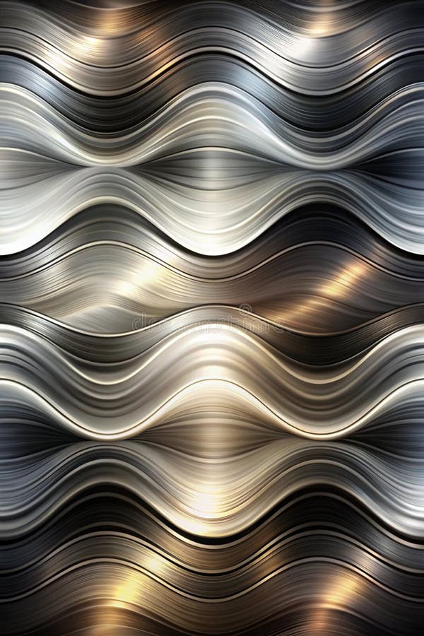 Dark Metallic Silver Background
