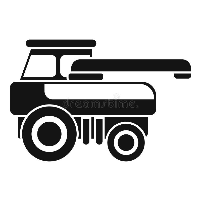 Farm Sprayer Machine Harvesting Using Modern Technology Icon Stock ...