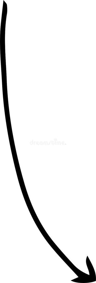 Thin arrow icon set stock vector. Illustration of drawing - 54783986