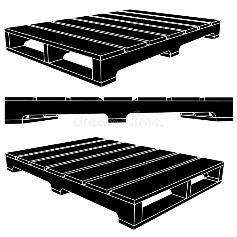 Wood Pallets Vector Stock Illustrations – 242 Wood Pallets Vector Stock ...